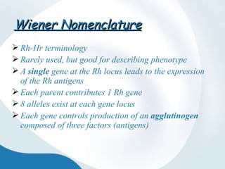 Rh Blood Group System | PPT