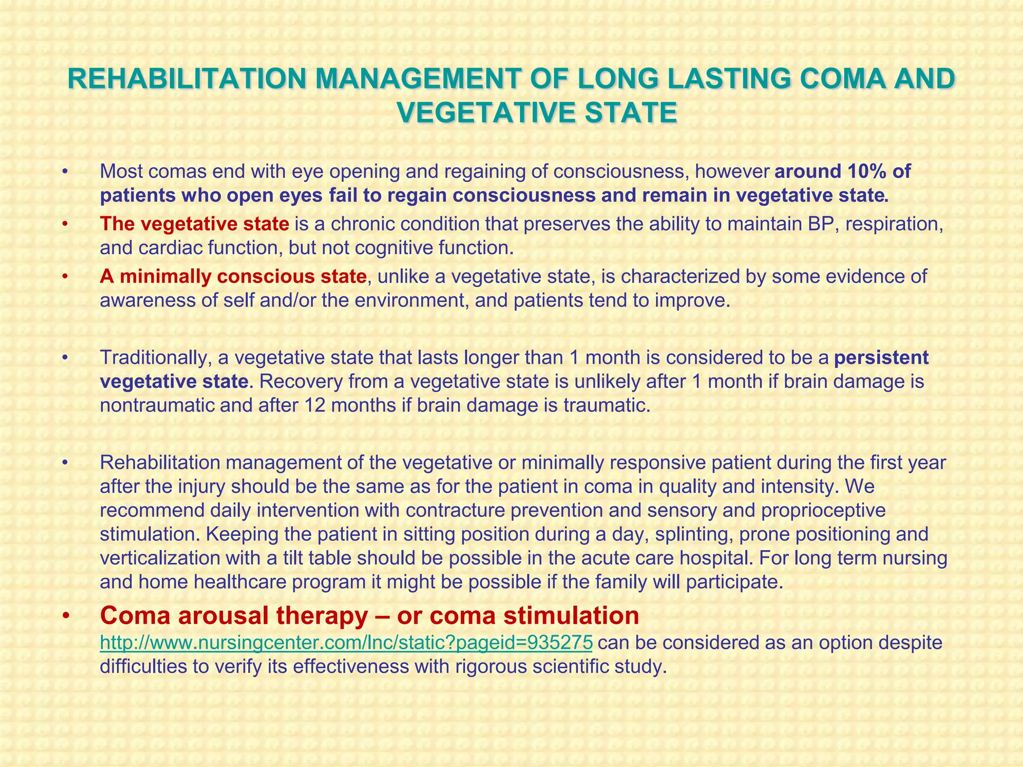 Traumatic Brain Injury Rehabilitation | PPTX