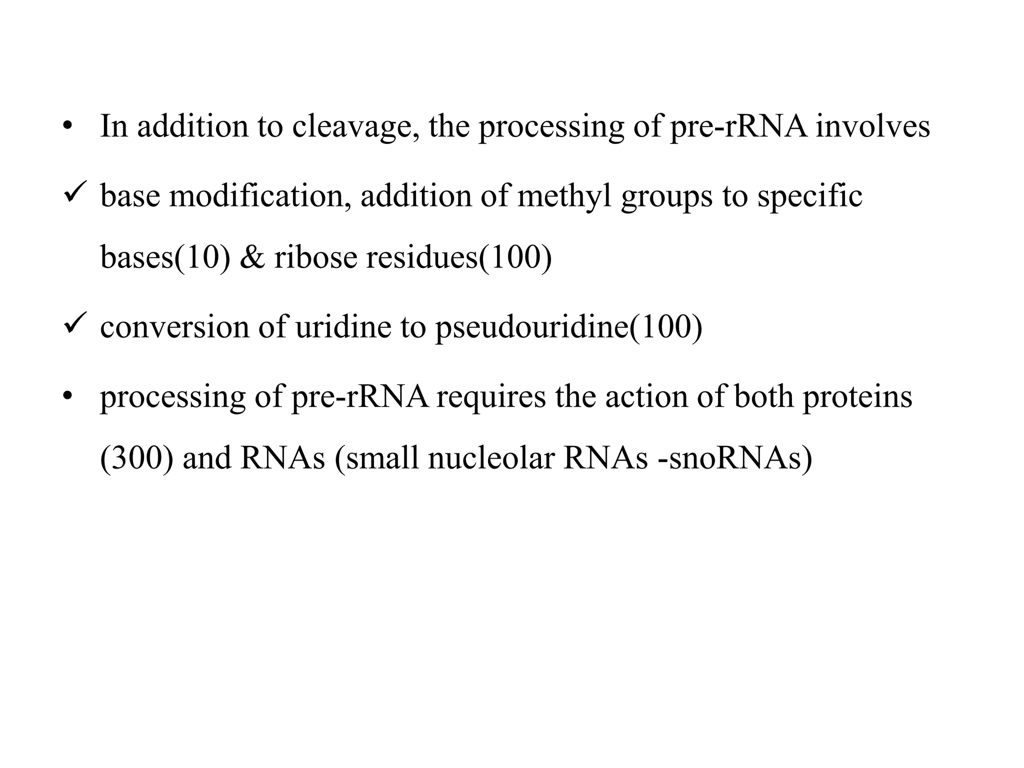 transcription activators, repressors, & control RNA splicing, procesing ...