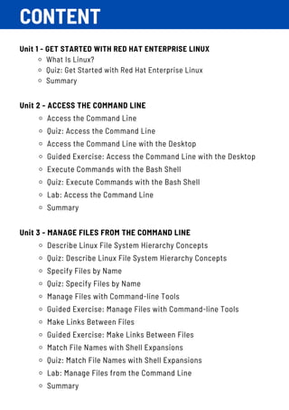 Linux Training: Master RHCSA on RHEL-9 with Comprehensive Certification | PDF