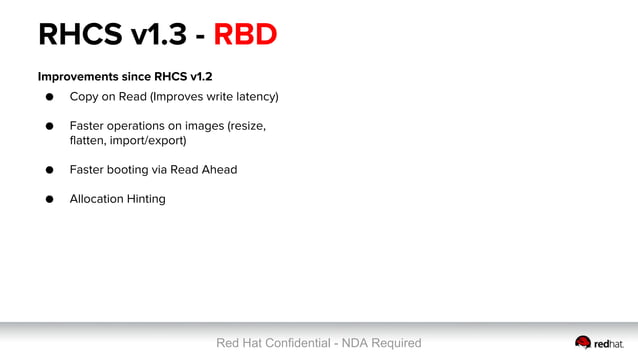Red Hat Ceph Storage Roadmap: January 2016 | PPT