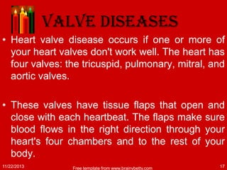 Rheumatic heart disease and valve diseases | PPTX