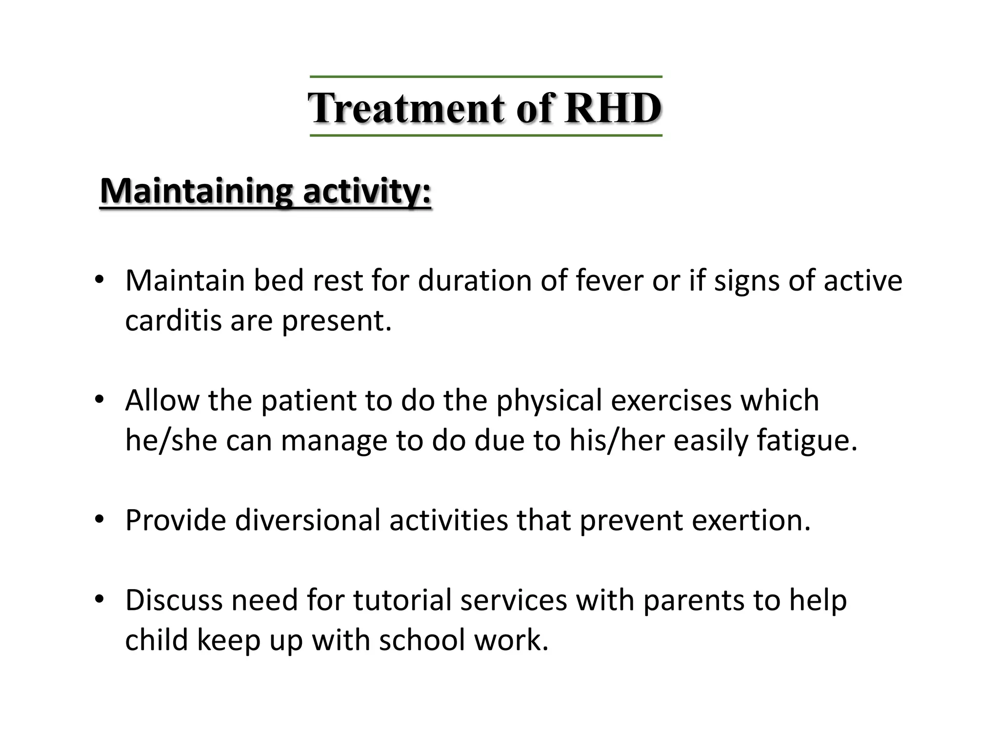Rhd Rheumatic Heart Disease Ppt