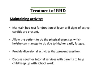 RHD(Rheumatic Heart Disease) | PPTX