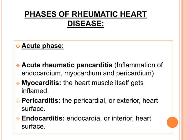 RHD- Rheumatic Heart Disease , VHD - Valvular Heart Disease | PPTX ...