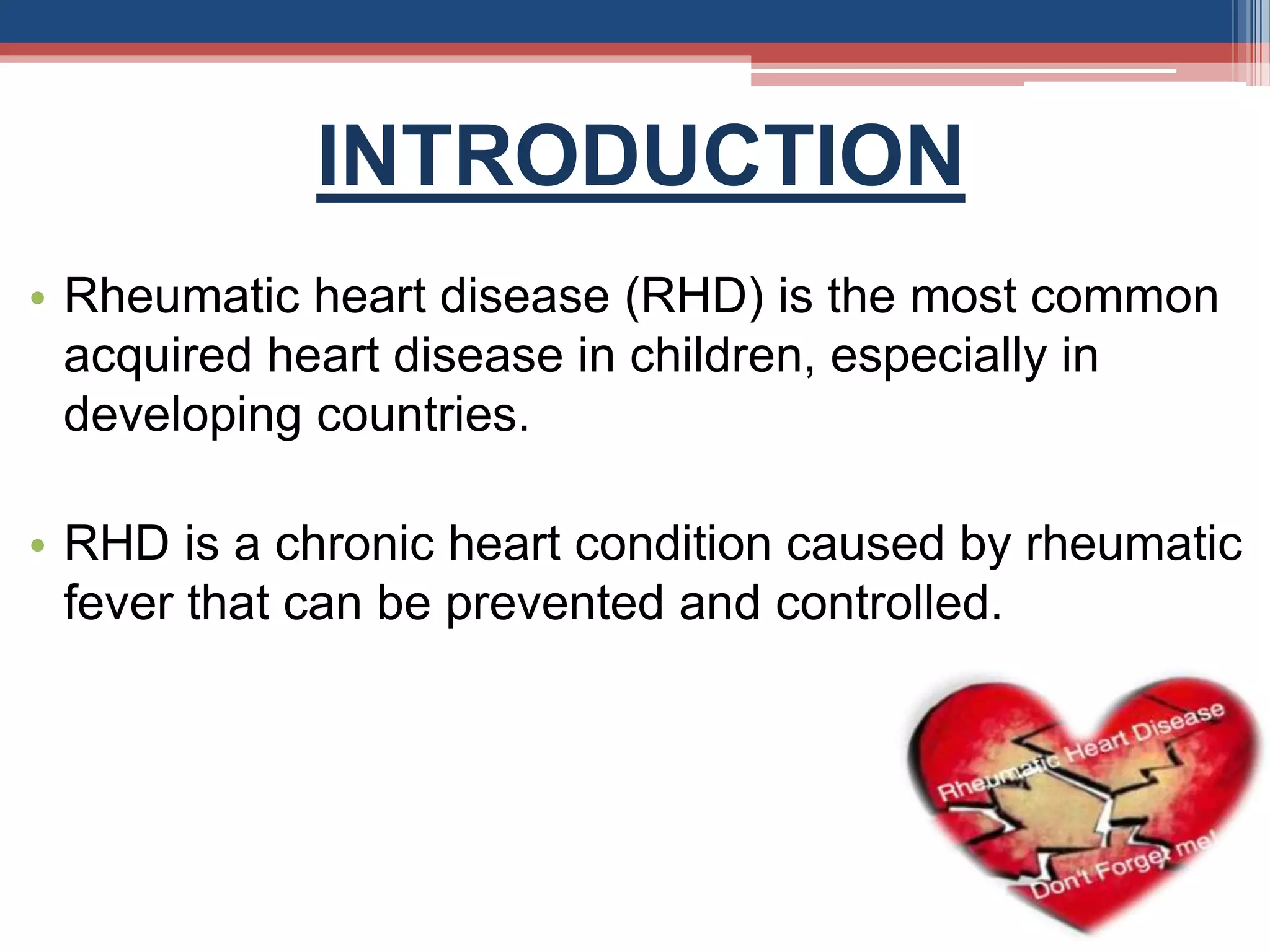 Rheumatic heart disease | PPTX