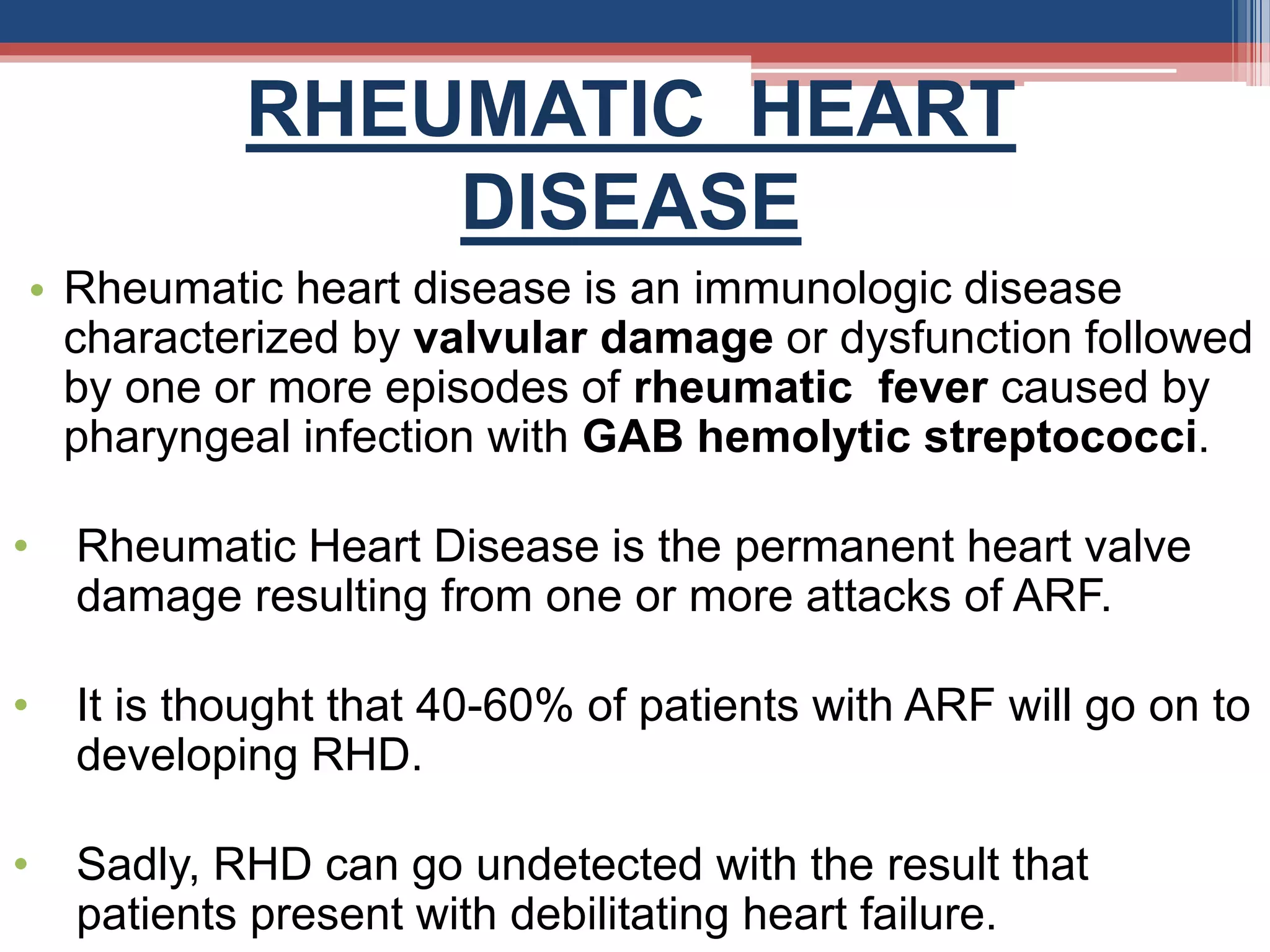 Rheumatic heart disease | PPTX