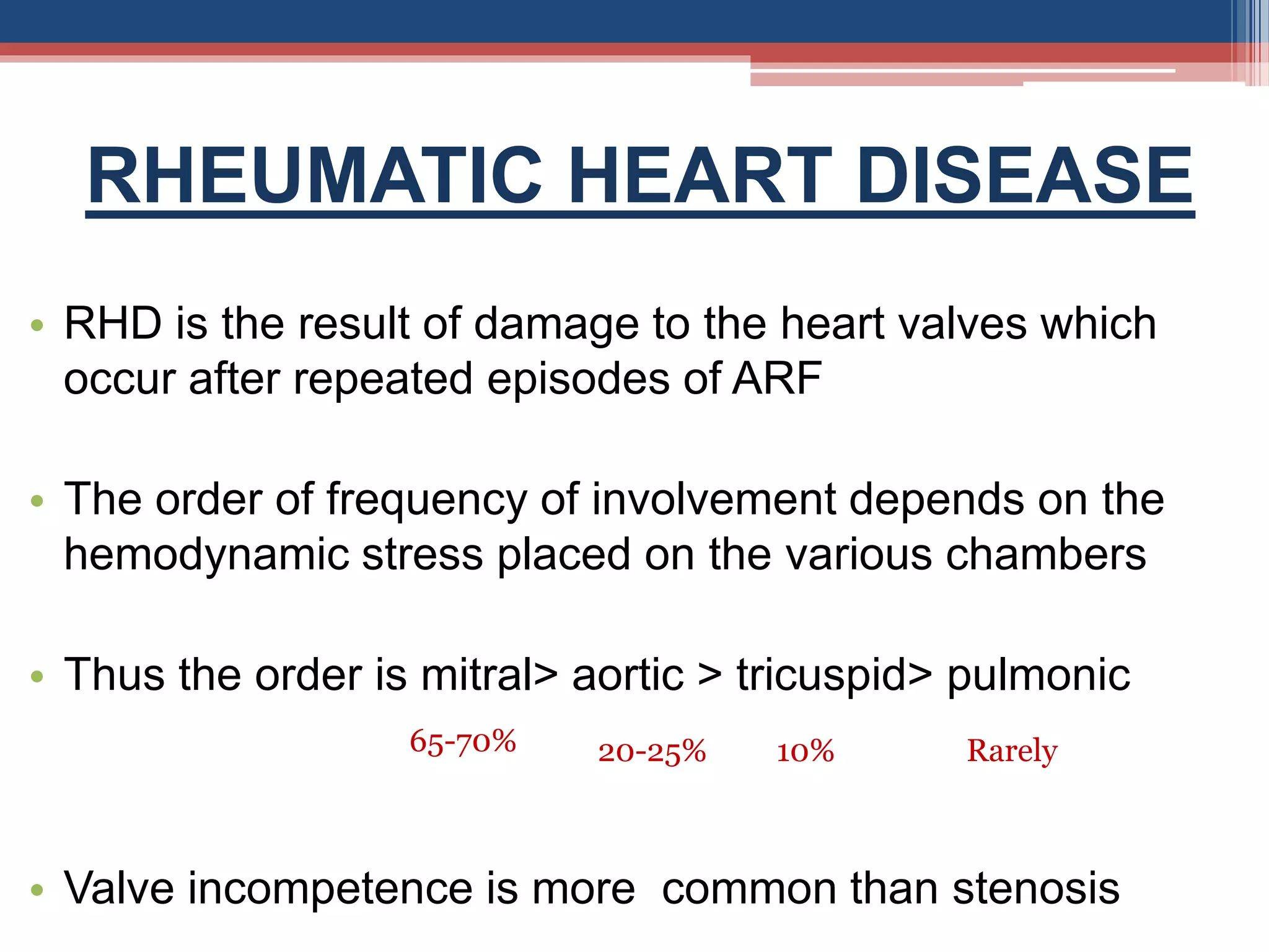 Rheumatic heart disease | PPTX