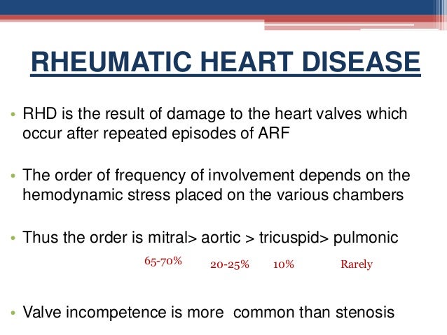 Rheumatic heart disease