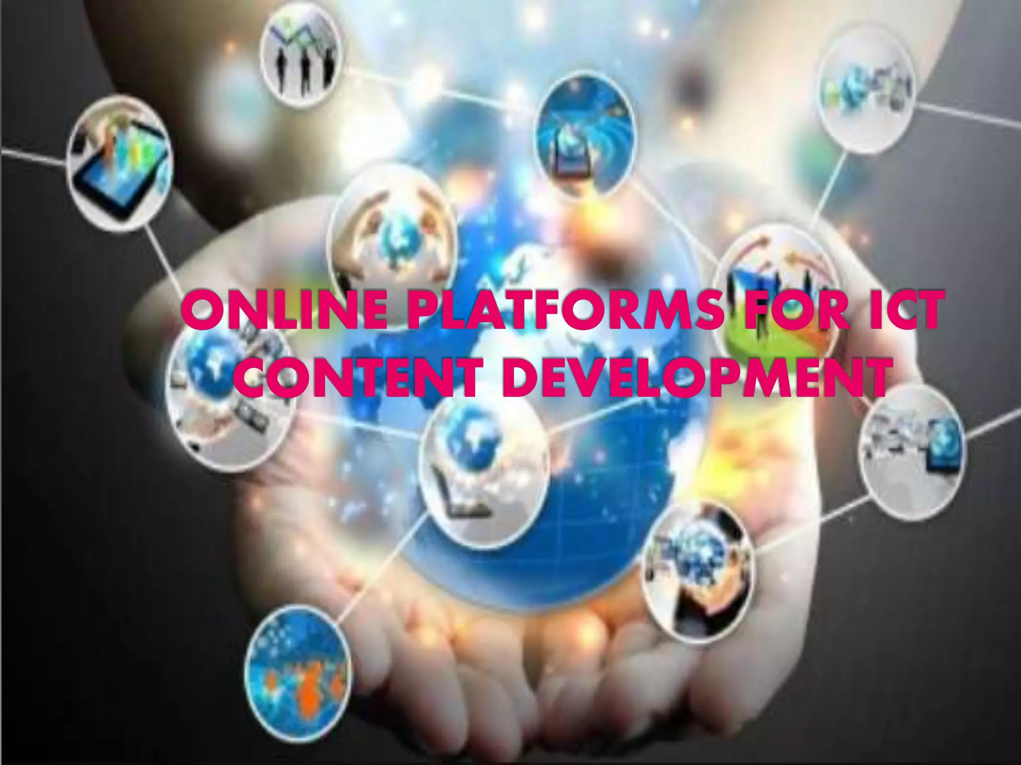 Rhea fernando online platforms for ict content development | PPT