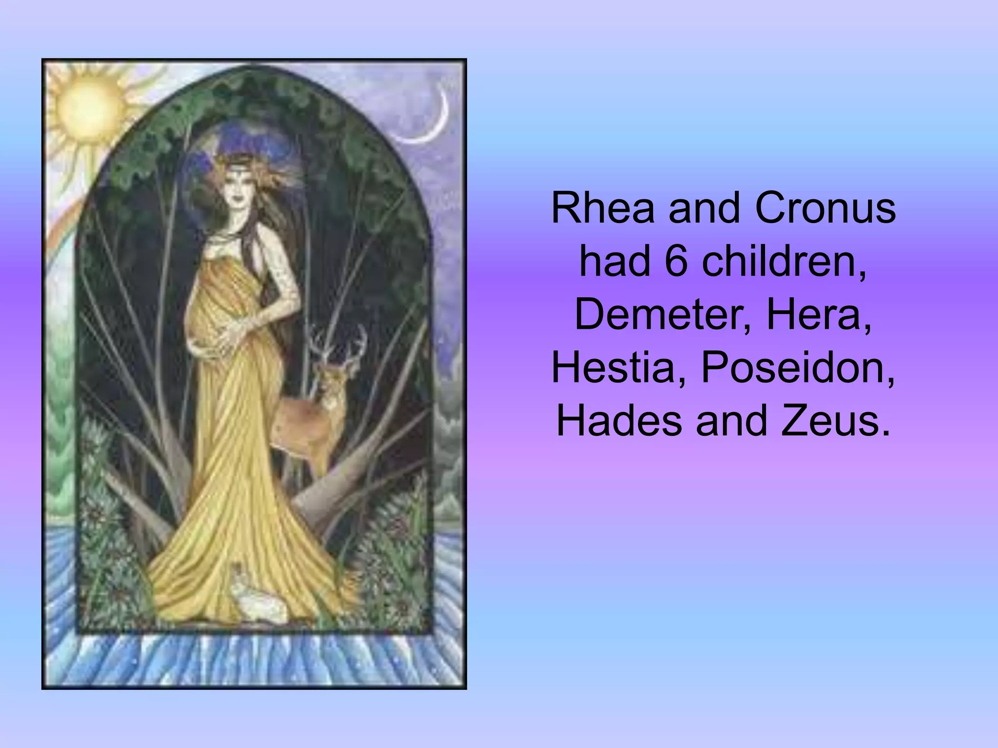 Rhea ~greek goddess~ Jaclyn | PPTX