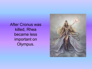 Rhea Titan Greek Mythology