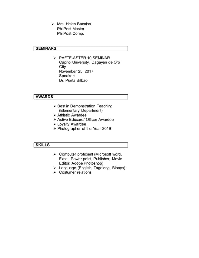 Sample Resume.docx | Education industry | Industries