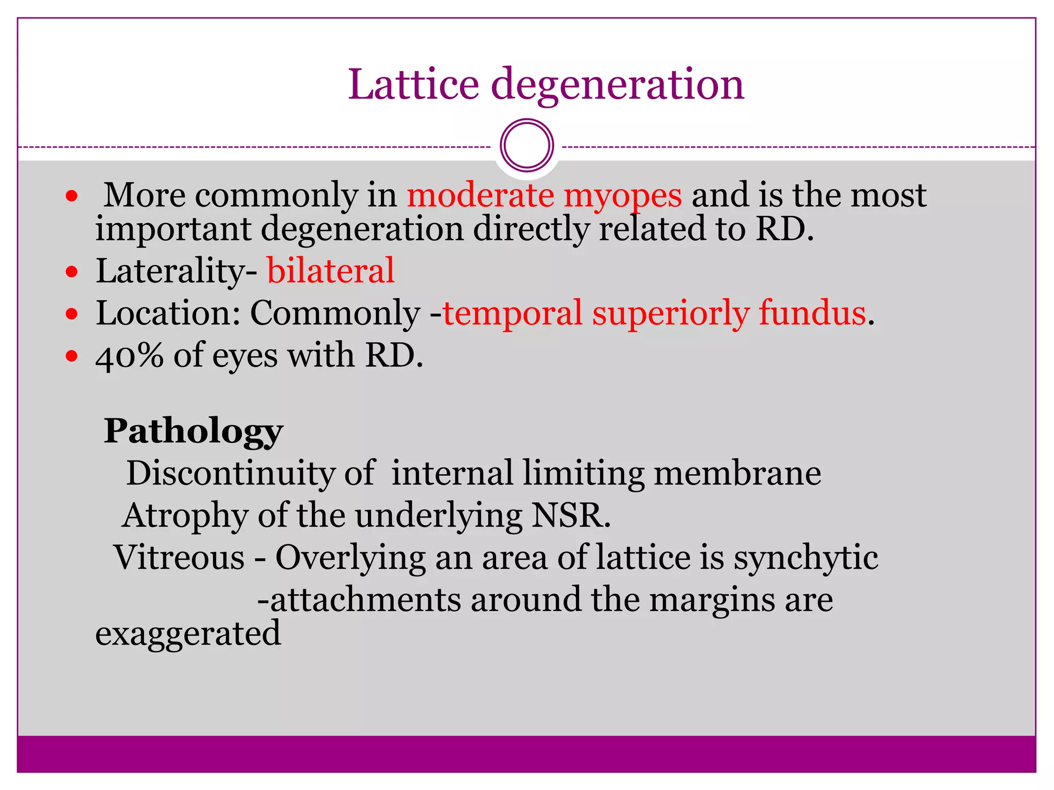 Rhegmatogenous retinal detachment | PPTX