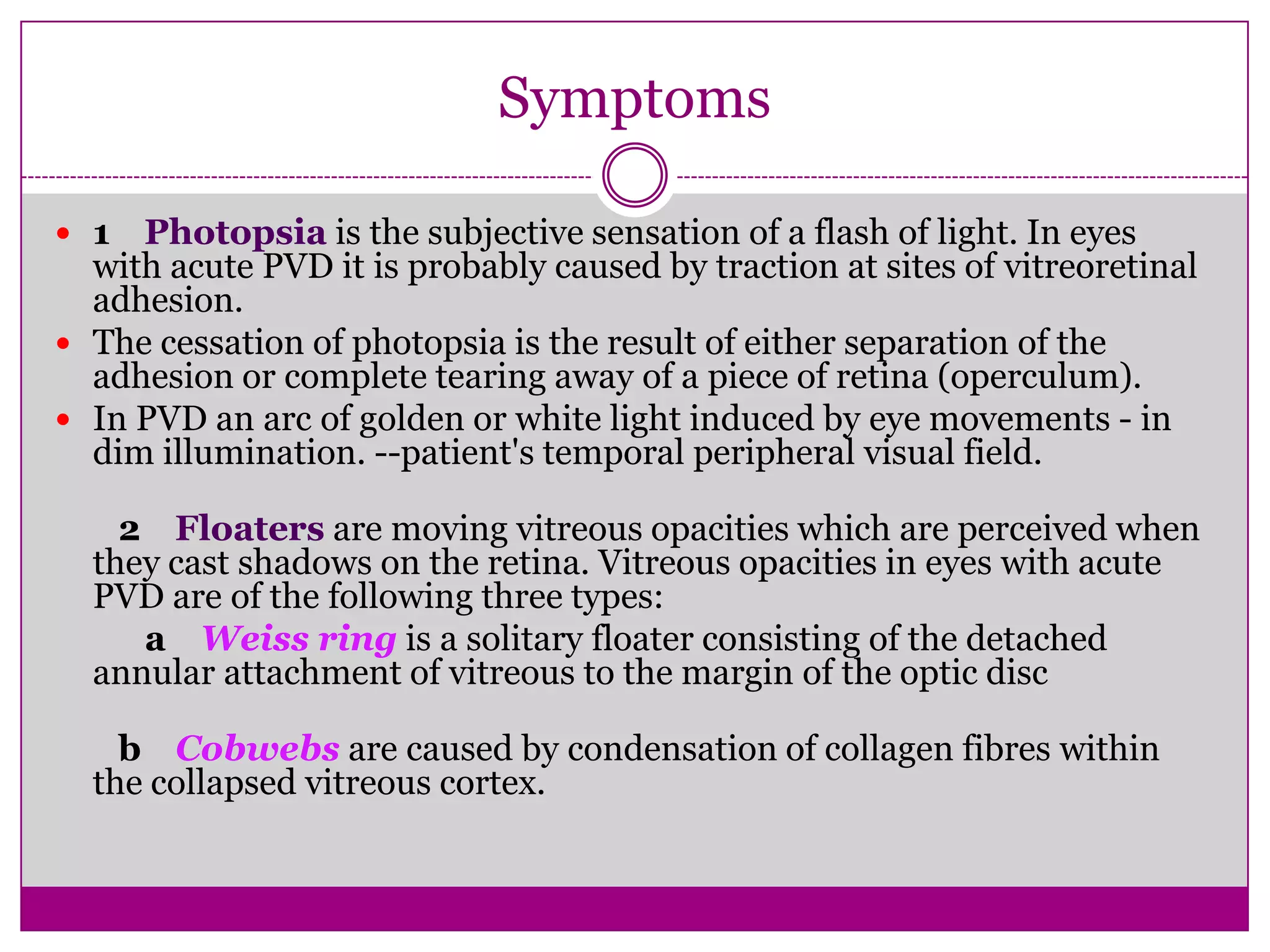Rhegmatogenous retinal detachment | PPTX