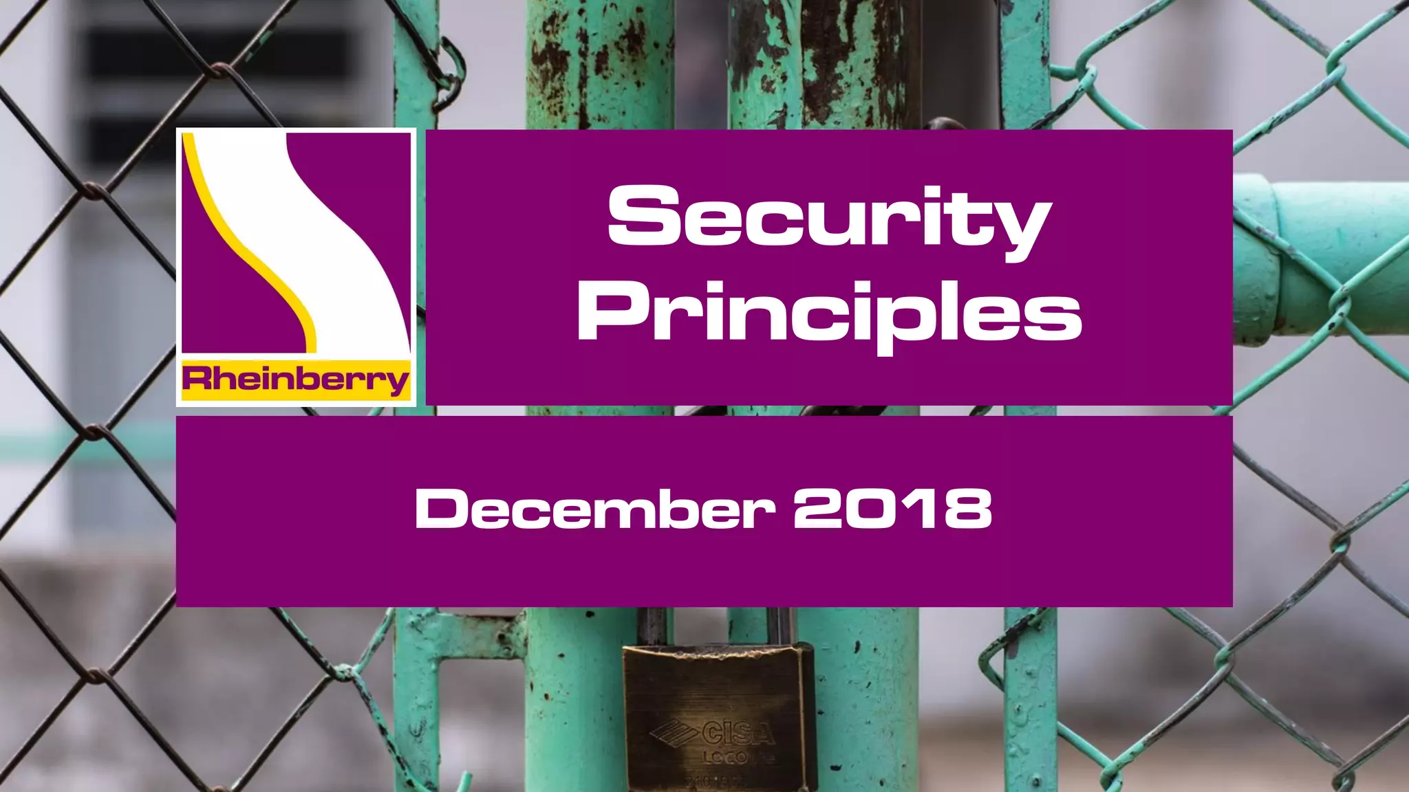 Security Architecture Principles | PDF | IT and Internet Support | Internet
