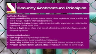Security Architecture Principles | PDF | IT and Internet Support | Internet