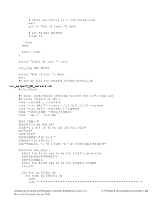Comparing network performance: Red Hat Enterprise Linux 6 vs. Microsoft ...