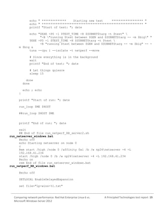 Comparing network performance: Red Hat Enterprise Linux 6 vs. Microsoft ...