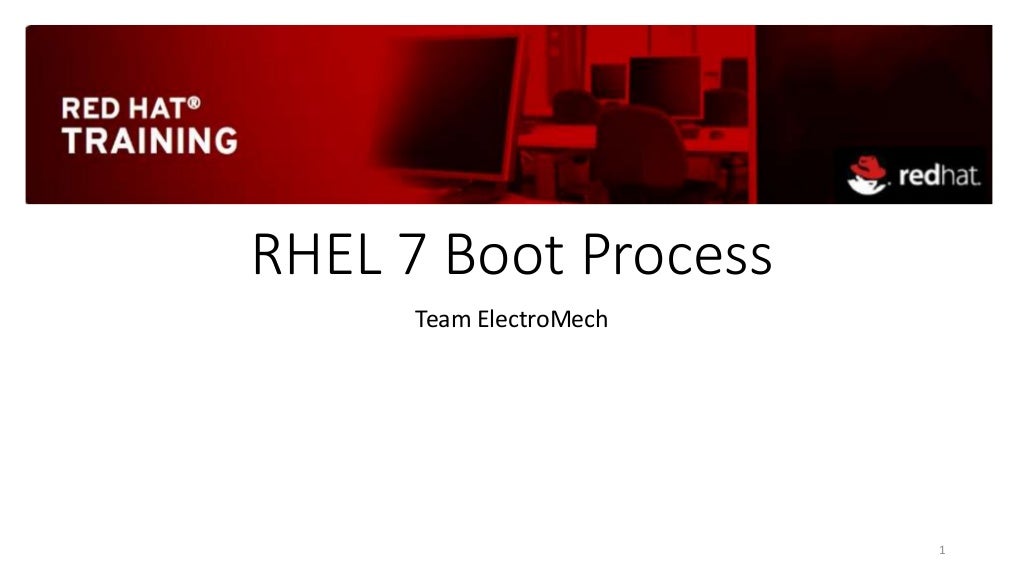 Rhel 7 Centos 7 Boot Process