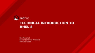 Rhel8 Beta - Halifax RHUG | PDF | Operating Systems | Computer Software and Applications