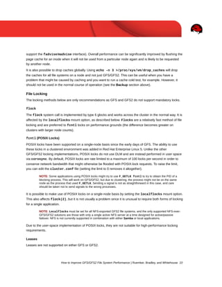 Rhel cluster gfs_improveperformance | PDF