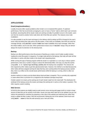 Rhel cluster gfs_improveperformance | PDF