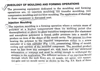 Rhelogy of Injection moulding , blow moulding and film blowing.pdf