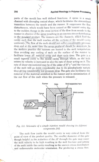 Rhelogy of Injection moulding , blow moulding and film blowing.pdf
