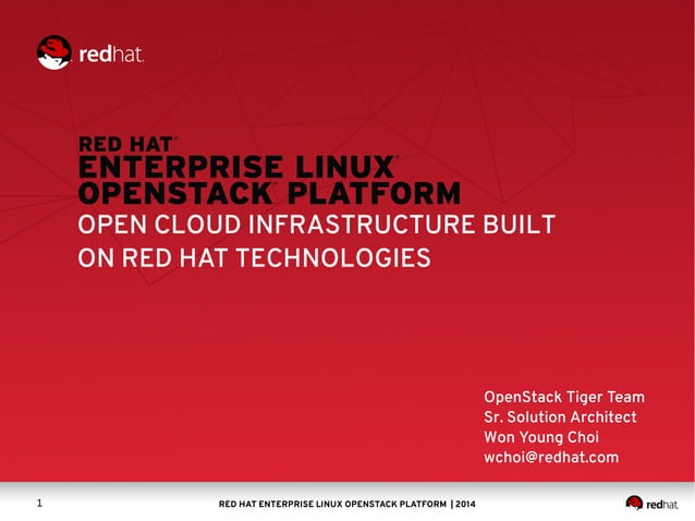 Red Hat Enterprise Linux OpenStack Platform Overview - RHELOSP5 | PPT