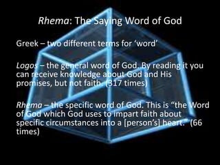 Rhema notes | PPTX