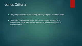 Rhematic fever | PPTX