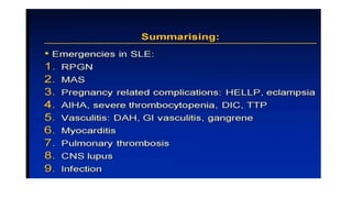 Rhematoligical Emergency Systemic Lupus Erythrometosis.pptx | Blood ...