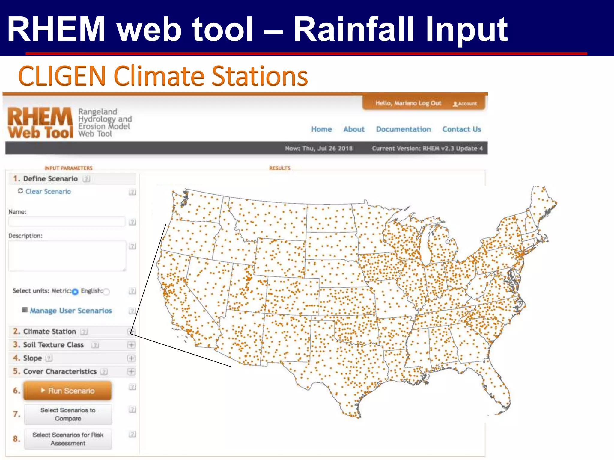 Rhem coupled with cligen | PPTX