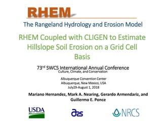 Rhem coupled with cligen | PPTX