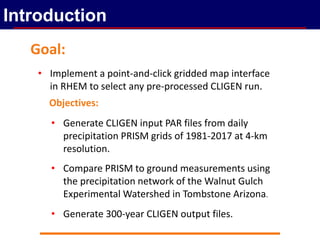 Rhem coupled with cligen | PPTX