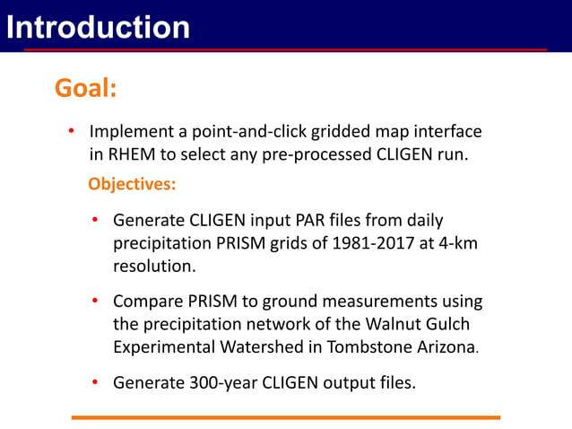 Rhem coupled with cligen | PPT