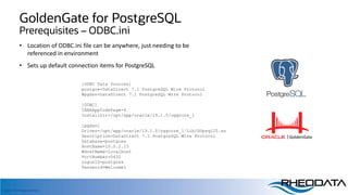 Improve PostgreSQL replication with Oracle GoldenGate | PPT