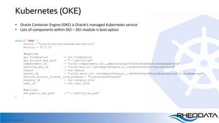 Terraform & Oracle Cloud Infrastructure | PPT