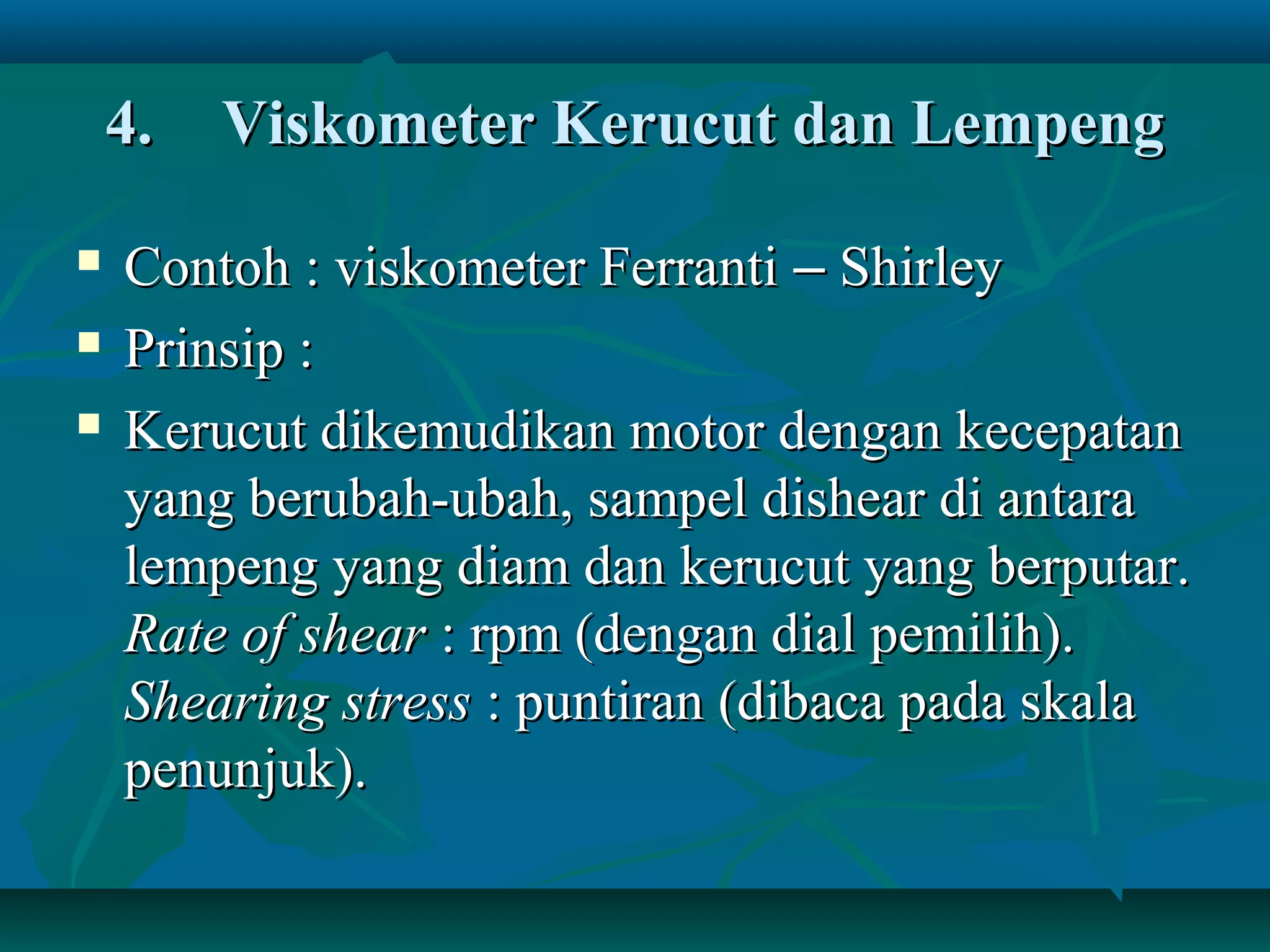 Rheologi farmasi fisik | PPT