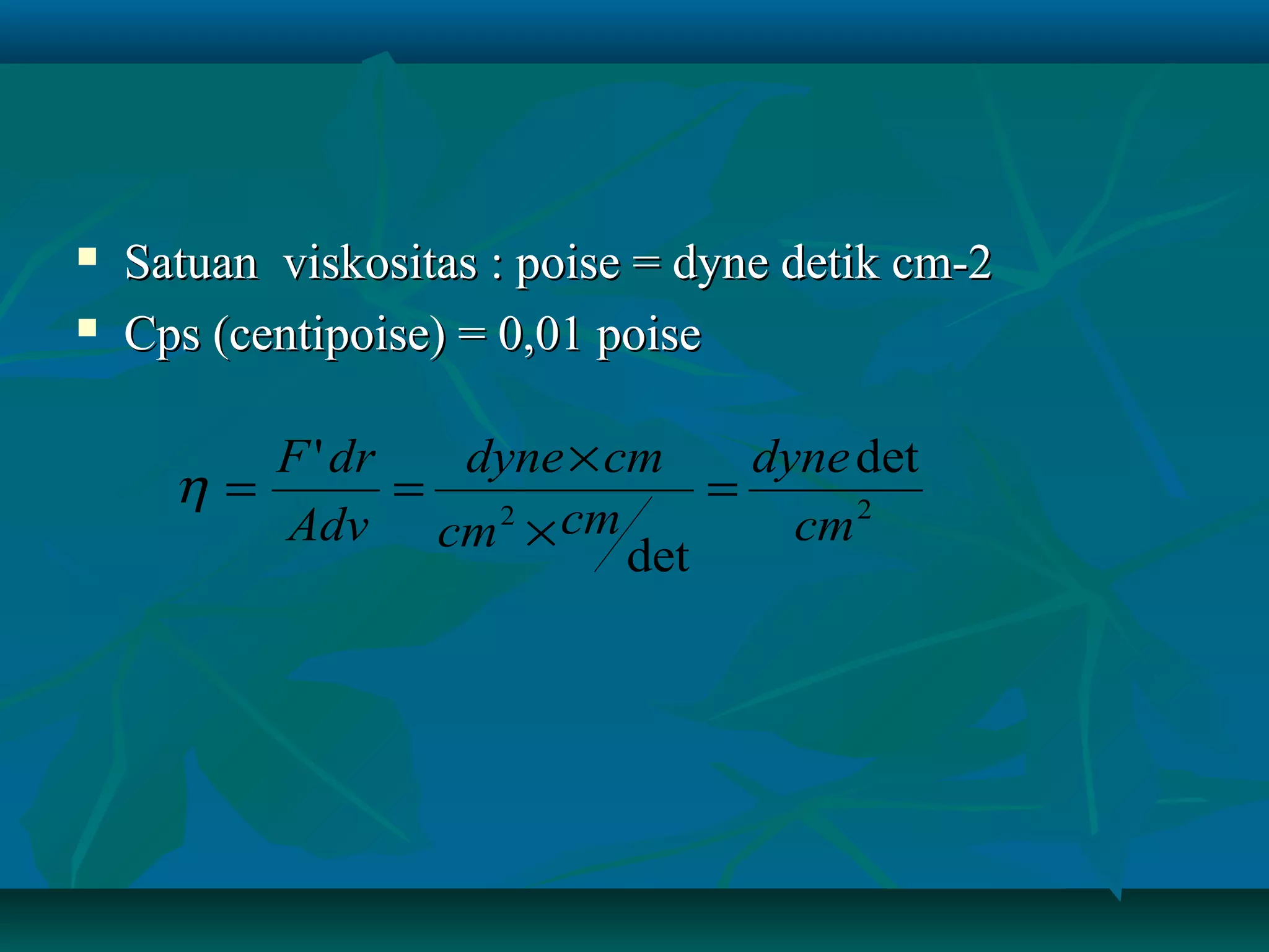 Rheologi farmasi fisik | PPT