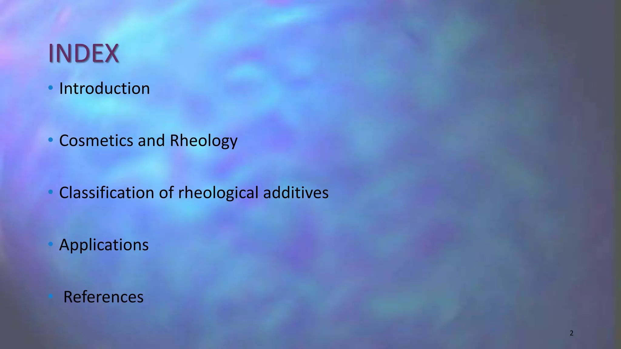 Rheological additives | PPTX