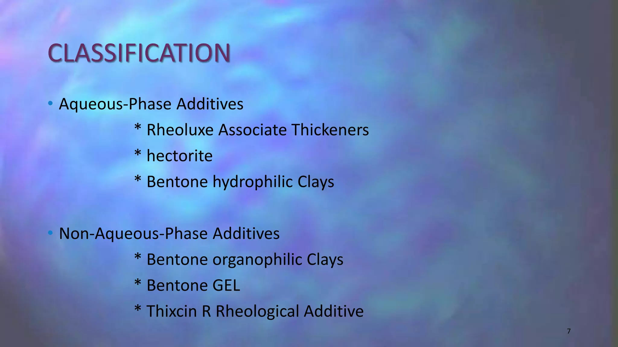 Rheological additives | PPTX