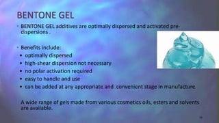 Rheological additives | PPTX | Skin Care | Beauty