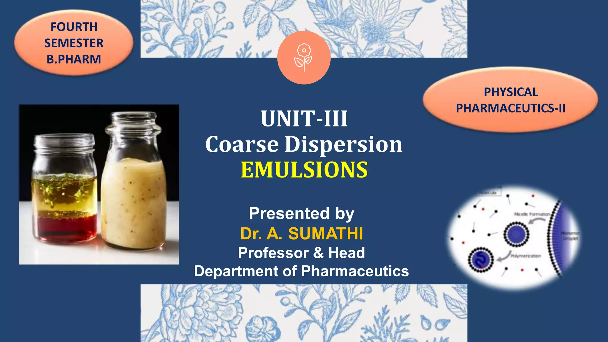 Emulsions | PDF