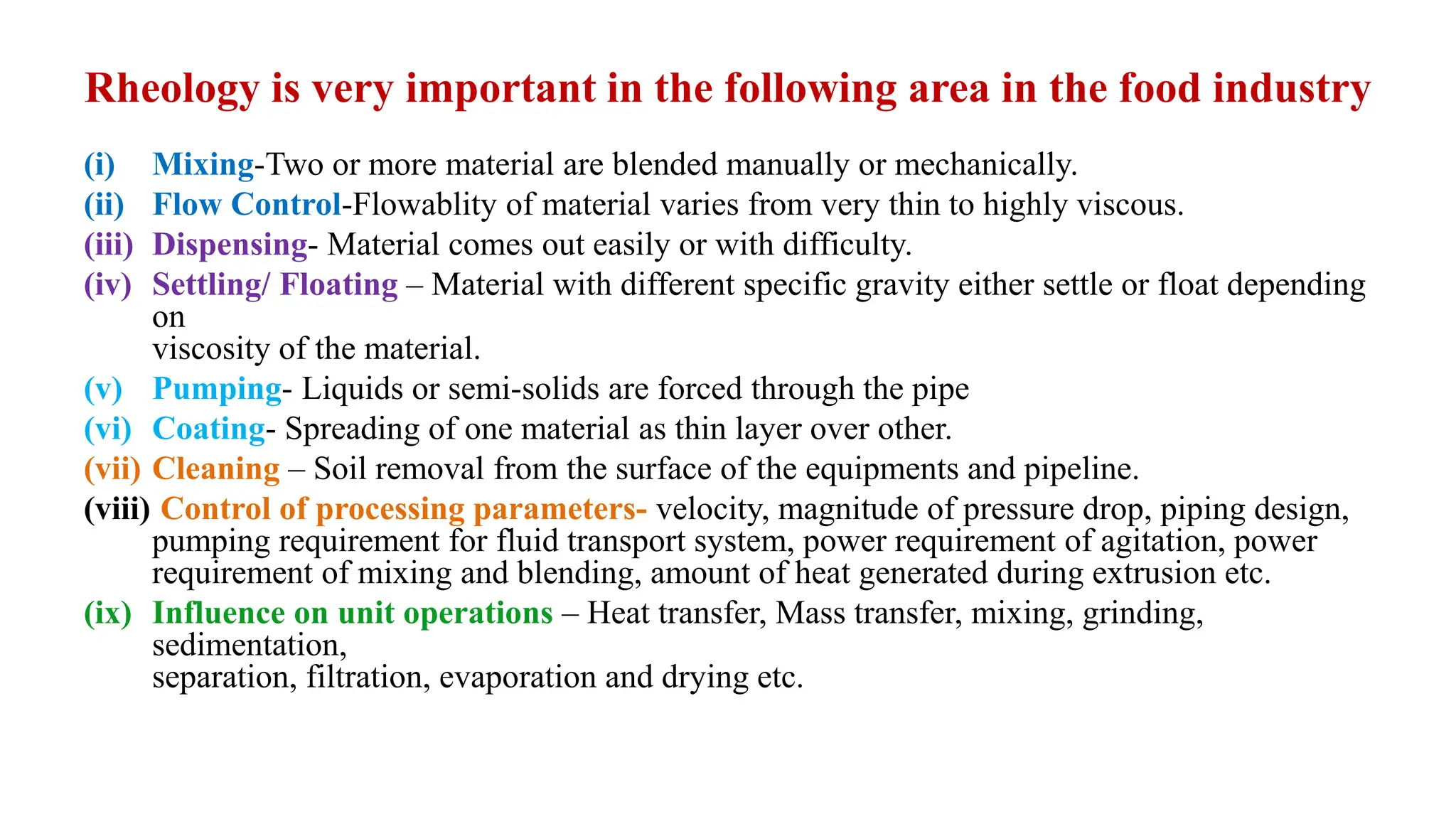Rheological properties of food Materials | PDF