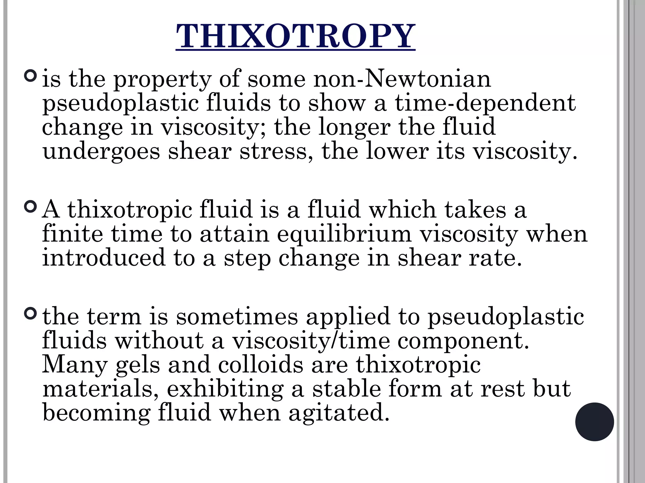 Rheology Of Fluids | PPT