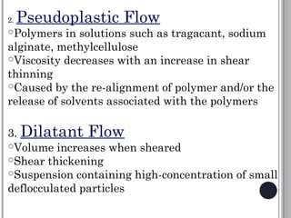 Rheology Of Fluids | PPT