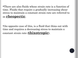 Rheology Of Fluids | PPT