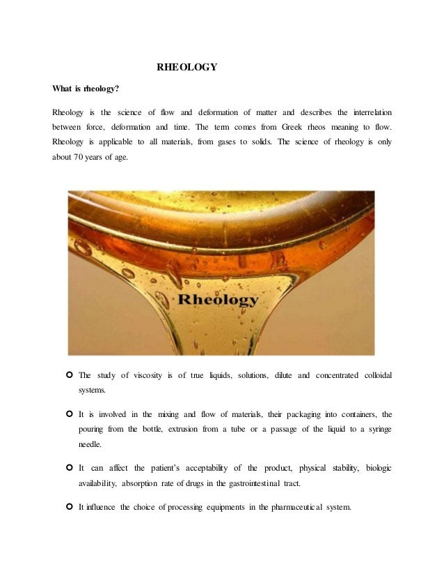 Rheology